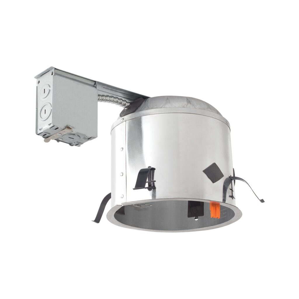 6 in. Remodel Recessed LED Housing, Shallow, 10 AWG Wire – EnviroLite