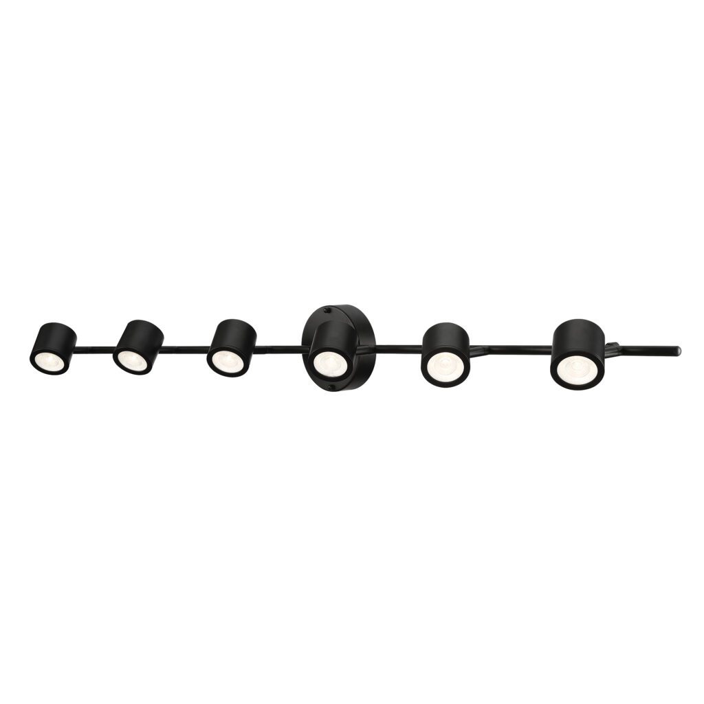 52 in. Integrated LED Track Kit, 6 Fixed Heads, 2 Straight Bars ...