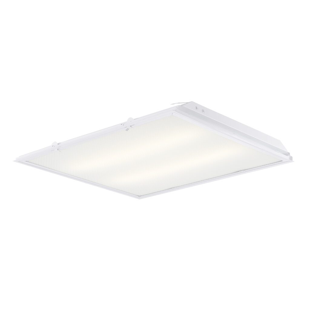 2 x 2 Integrated LED Shallow Prismatic Lens Troffer – EnviroLite